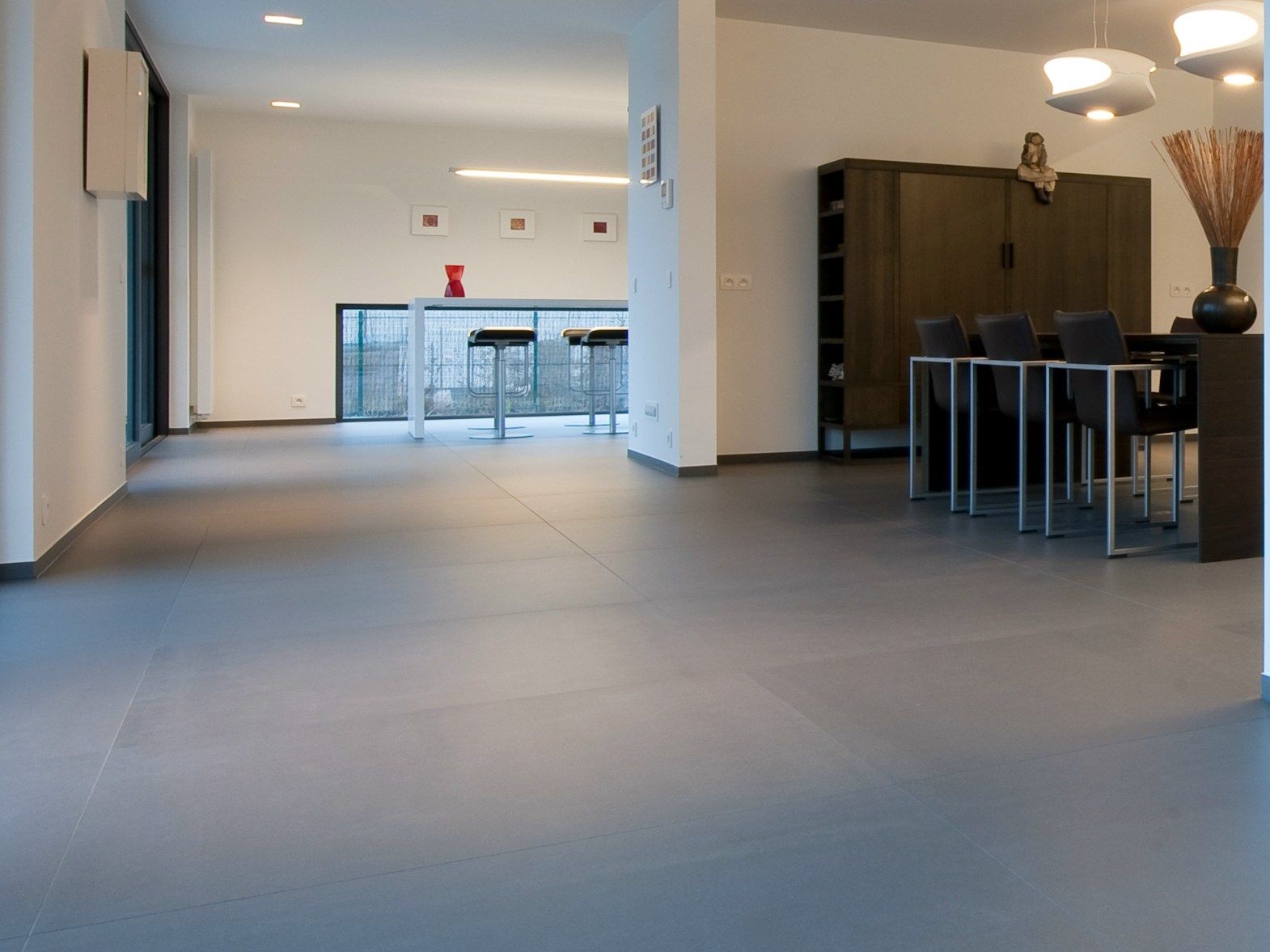 Ultra thin Techlam® wall/floor tiles BASIC ANTRACITA by Levantina
