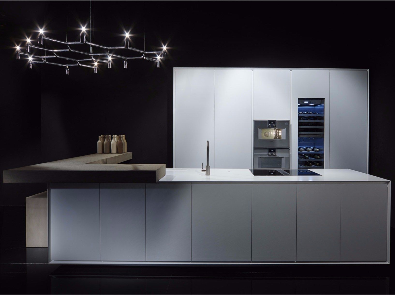 Cement, clay, oak, Corian