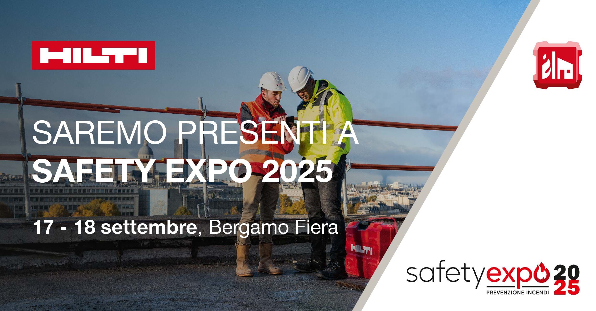 Il know-how di Hilti in materia di fire safety al Safety Expo 2025 ...