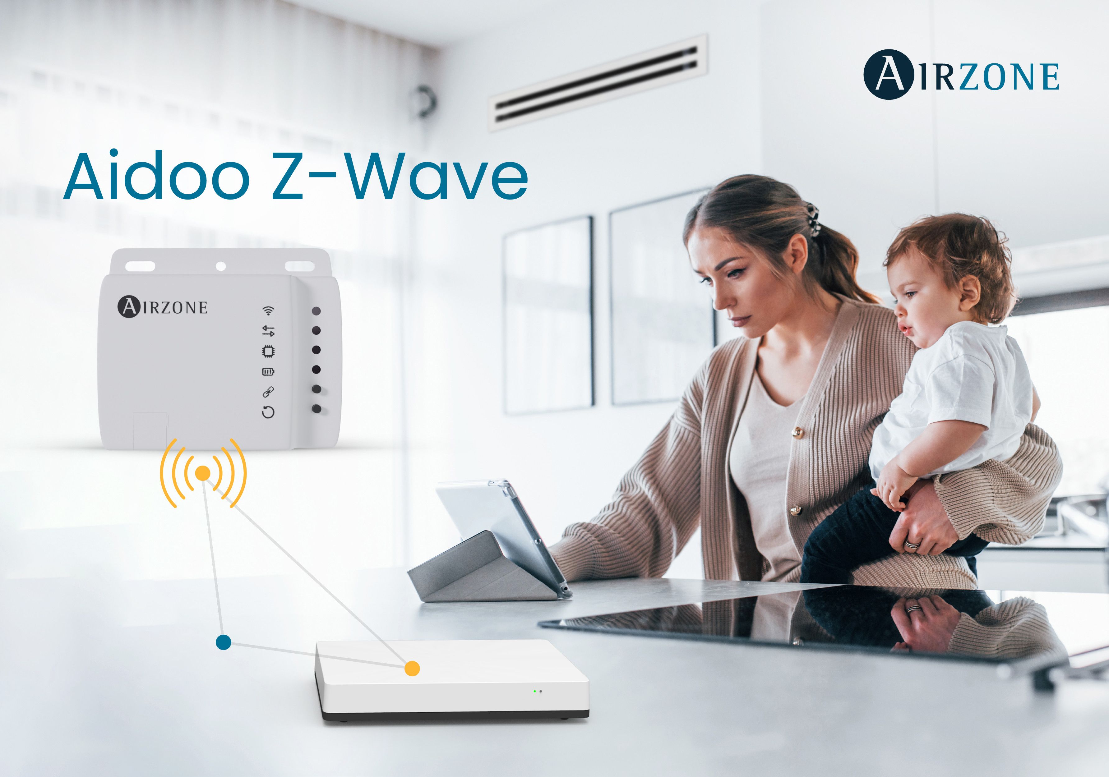 Aidoo Z-Wave Plus di Airzone Airzone a Light & Building