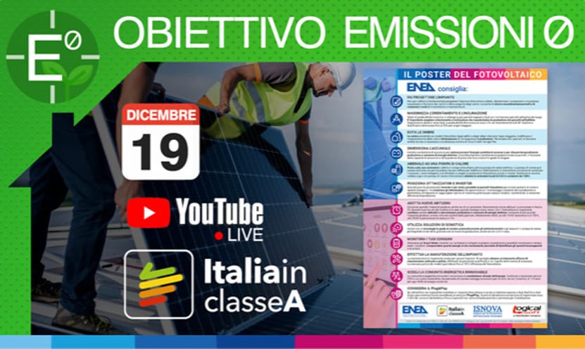 Obiettivo emissioni zero: il poster Enea del fotovoltaico spiegato ...
