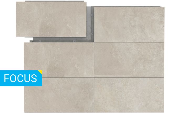 Cappotto con finitura ceramica integrata, sistema FLORIM C1 - Edilportale