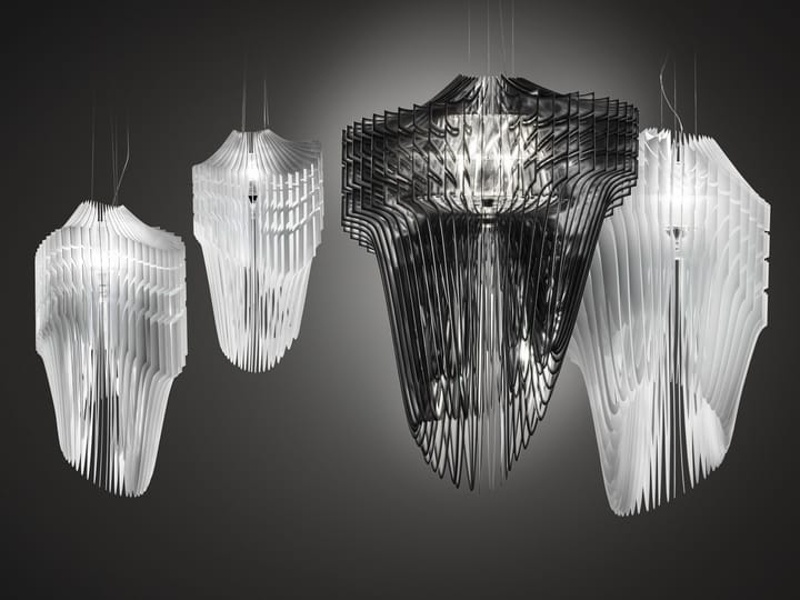 The decorative lighting Slamp at Euroluce