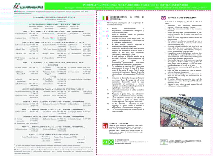 Planimetrie di emergenza UNI ISO 23601:2024 - Edilportale