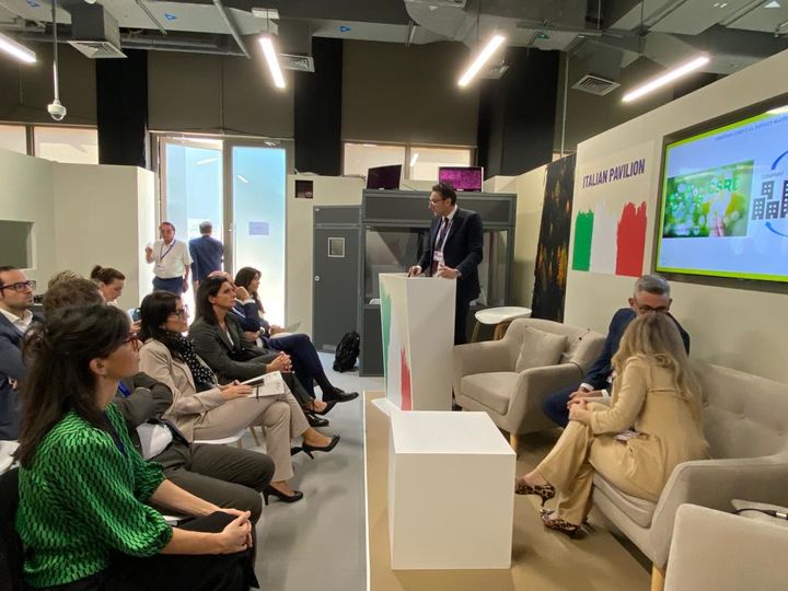 Manini Prefabbricati al Padiglione Italia della COP28 di Dubai ...