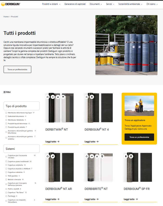 Derbigum presenta il nuovo sito web - Edilportale