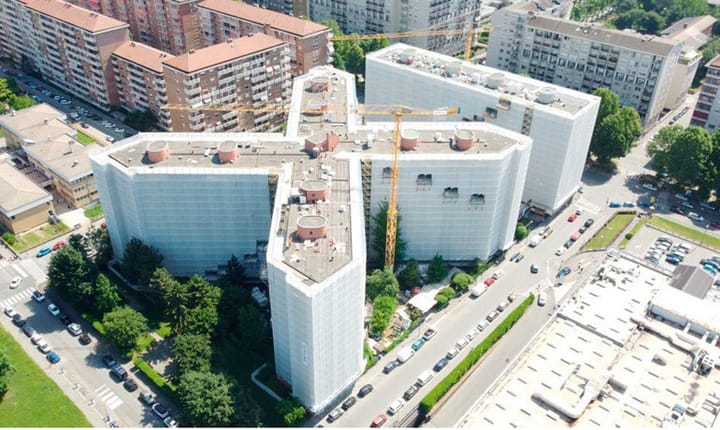 Stiferite per il condominio Teodosia di Torino, riqualificato col ...