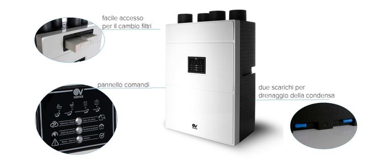 VORT HR 300 NETI IoT di Vortice, il recuperatore di calore di ultima ...