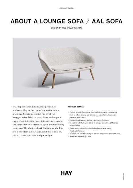 ABOUT A LOUNGE | Sofa By Hay design Hee Welling