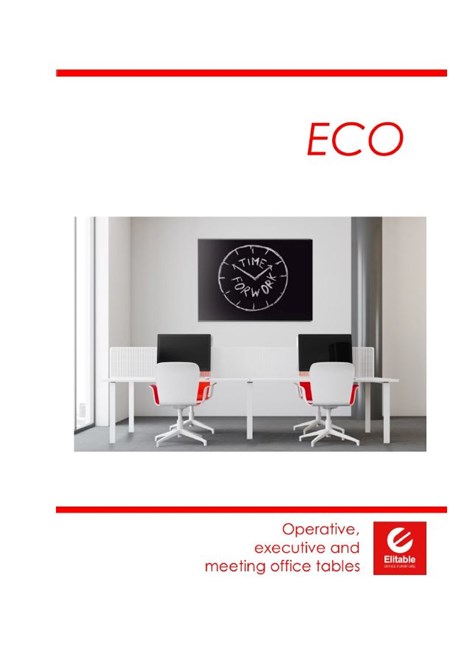 ECO | Office desk with shelves Eco Collection By Elitable