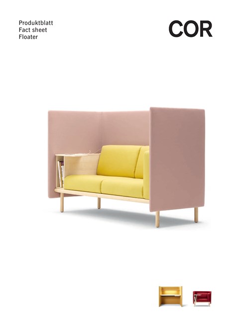 FLOATER | Office desk Floater Collection By COR design Pauline Deltour