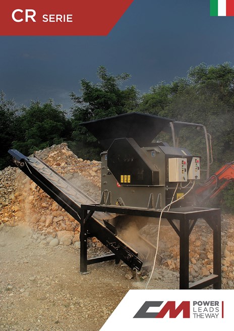 Macchina speciale da cantiere CR | Mini frantoio elettrico a mascelle ...