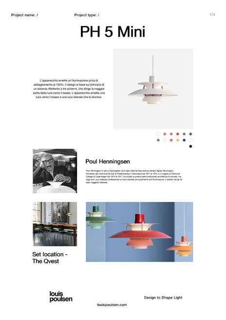 PH 5 MINI | Lampada a sospensione By Louis Poulsen