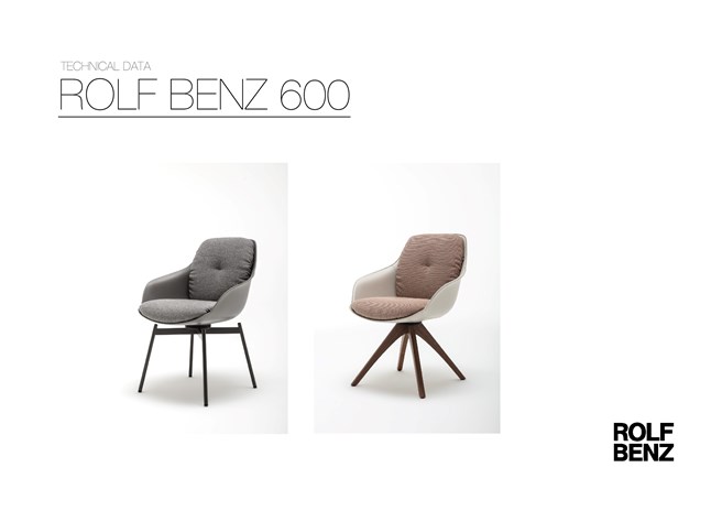 ROLF BENZ 600 | Chair By Rolf Benz design Hoffmann Kahleyss
