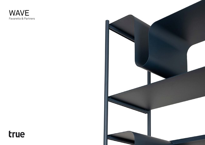 WAVE | Librería Colección Wave By True Design diseño Favaretto&Partners