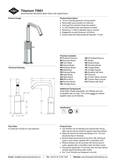 TITANIUM | Countertop washbasin tap Titanium Collection By The ...