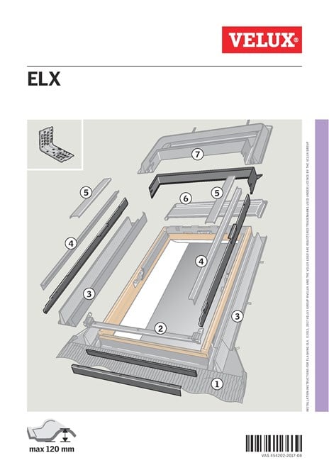 Raccordo per sostituzione vecchia finestra ELX By Velux