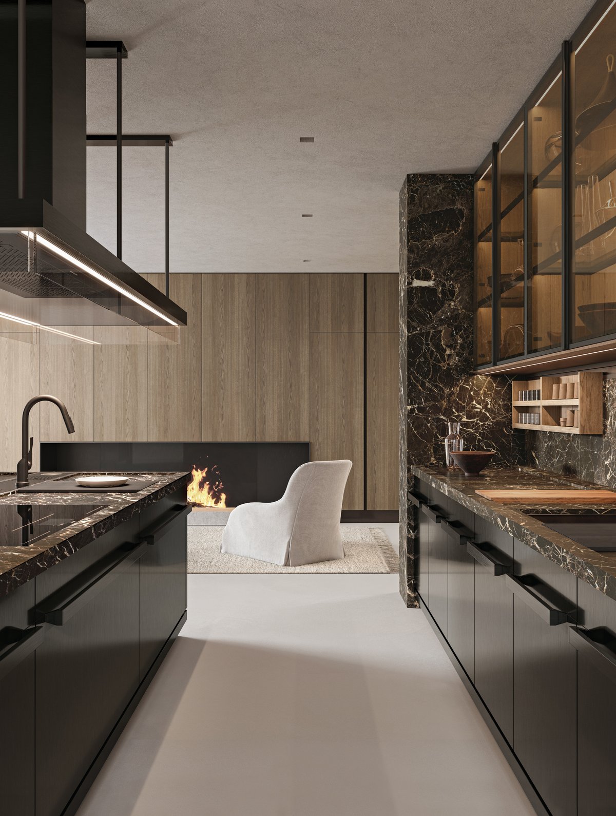 Arclinea's Proxima kitchen designed by Antonio Citterio