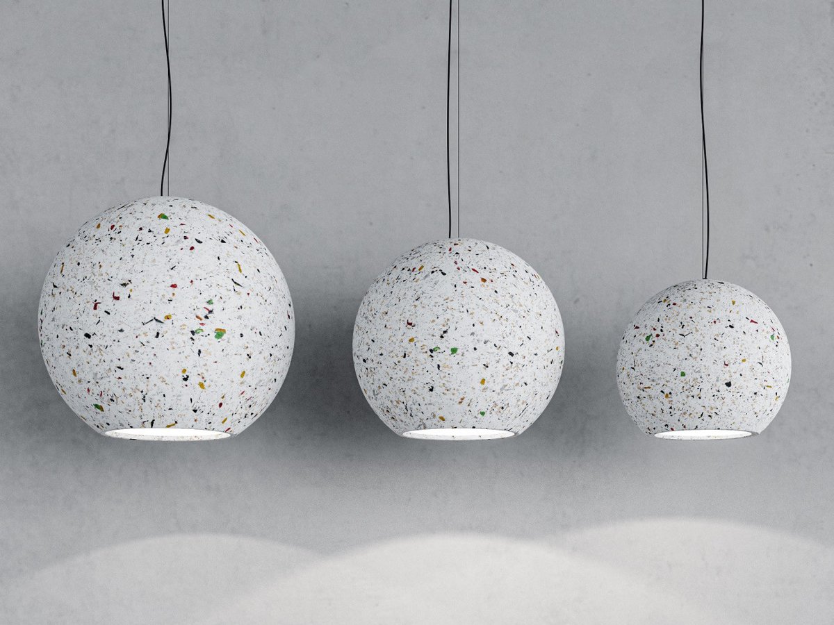Reglobe recycled plastic lamp by Diesel Living with Lodes