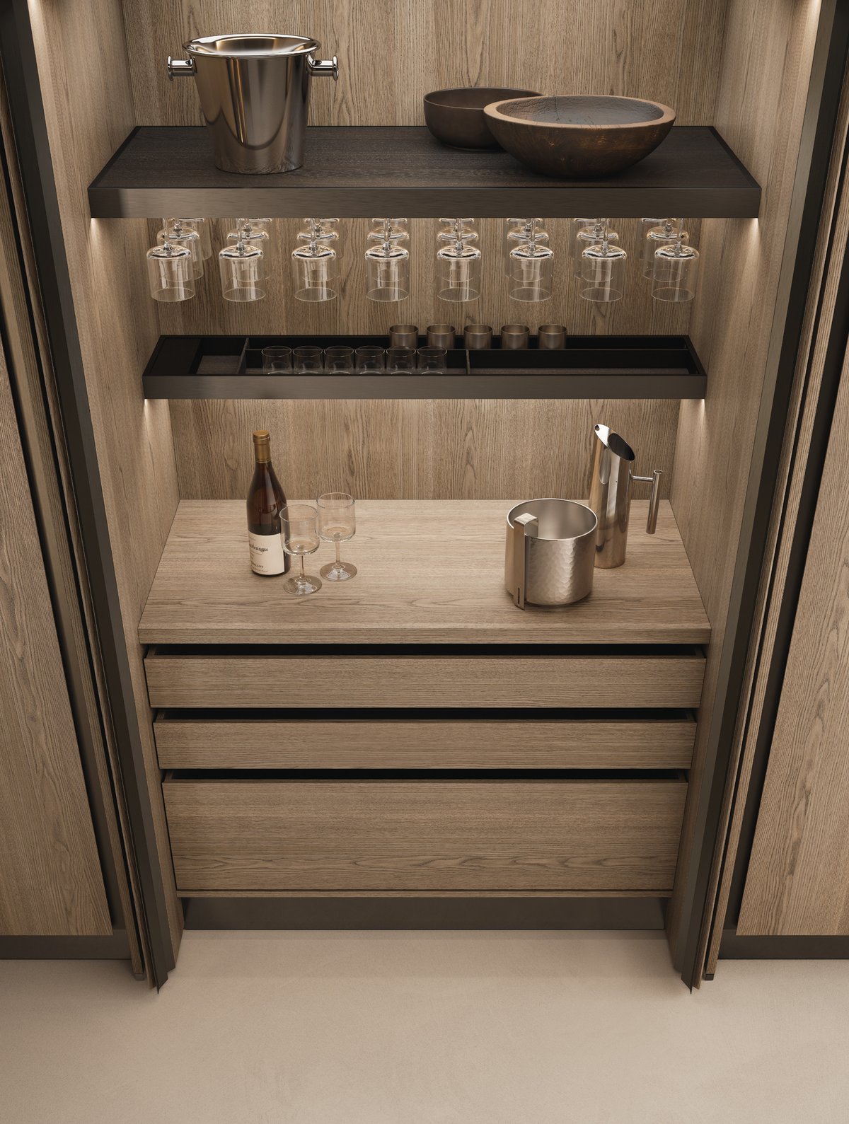 Arclinea's Proxima kitchen designed by Antonio Citterio