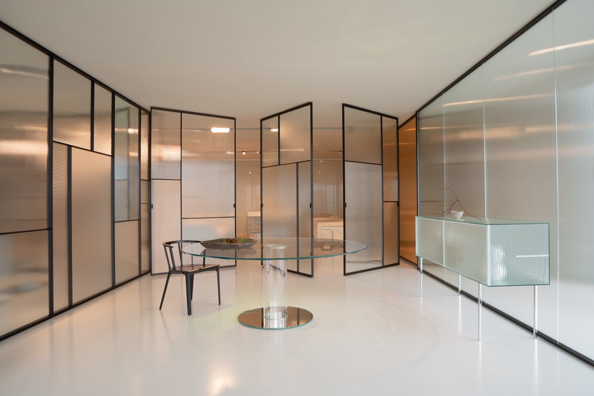 The new Glas Italia showroom in Macherio designed by Piero Lissoni