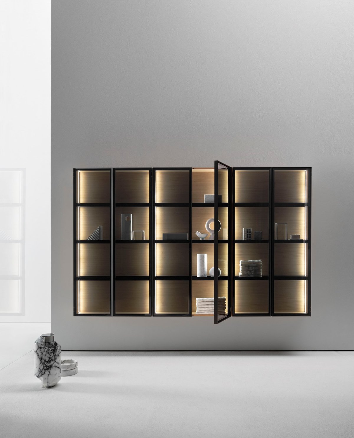 The Butler Wall-Mounted Cabinet Collection by Falper