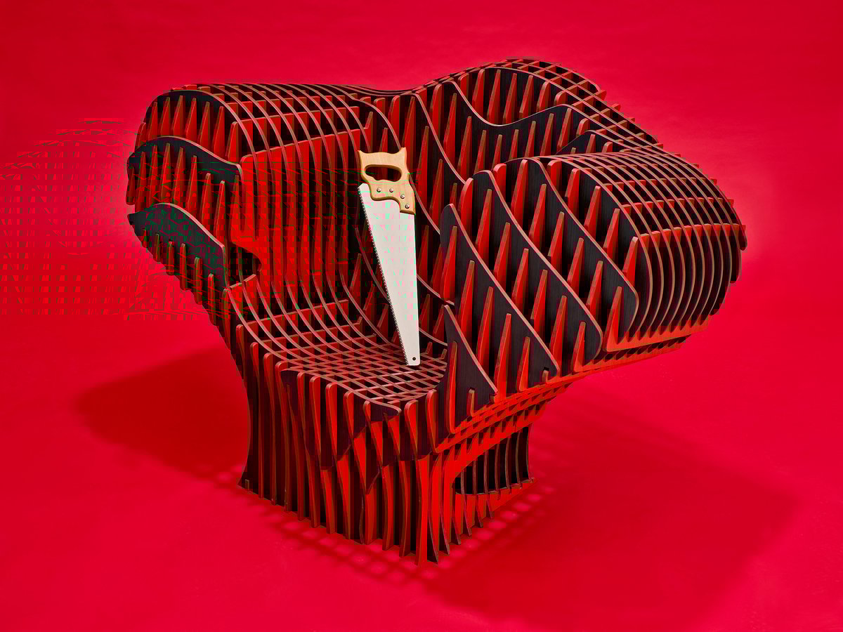 Alpi wood according to Ron Arad: the 'If I were a carpenter' project