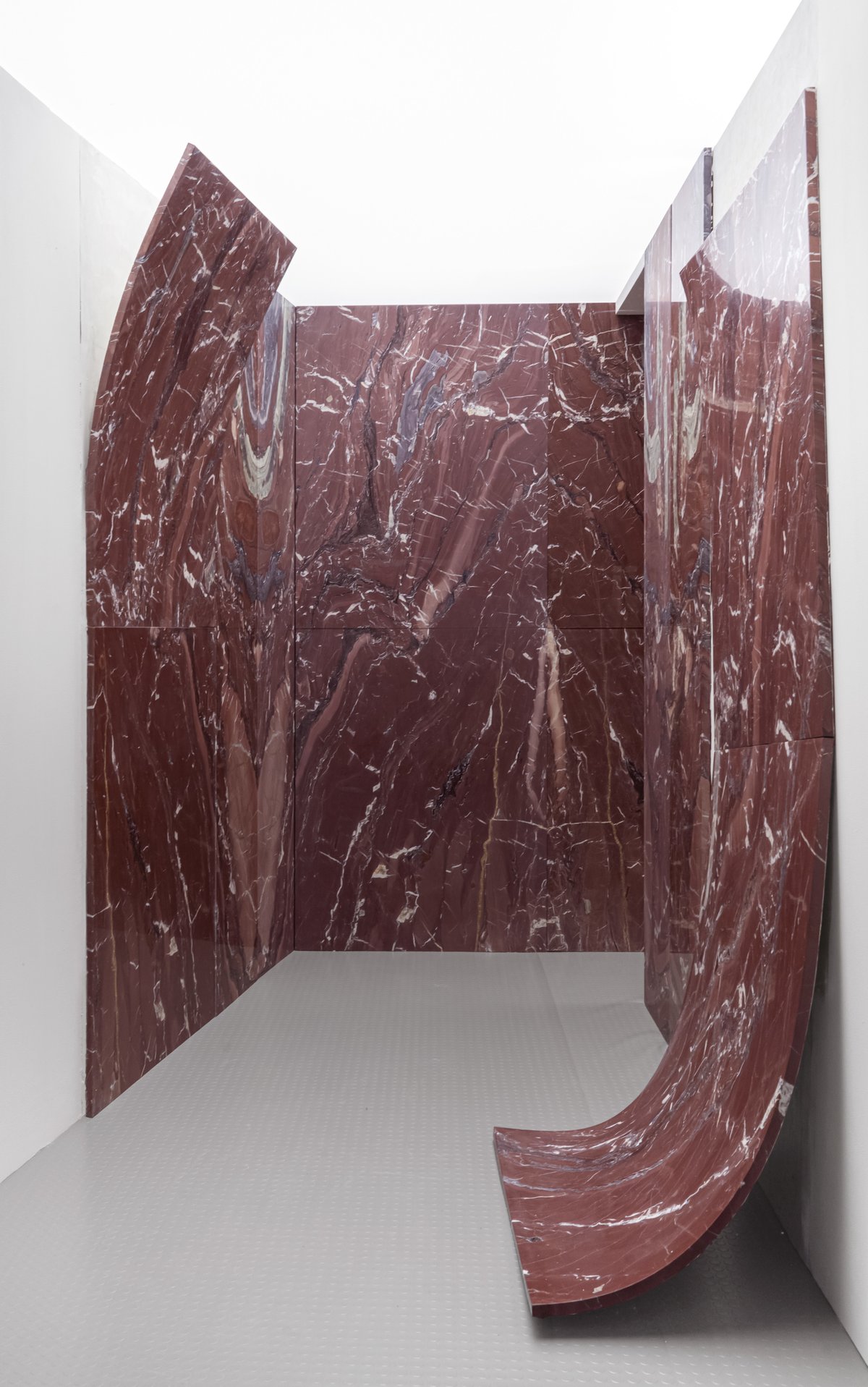 At Fuorisalone 2025 the Margraf marble installation by Hannes Peer ...