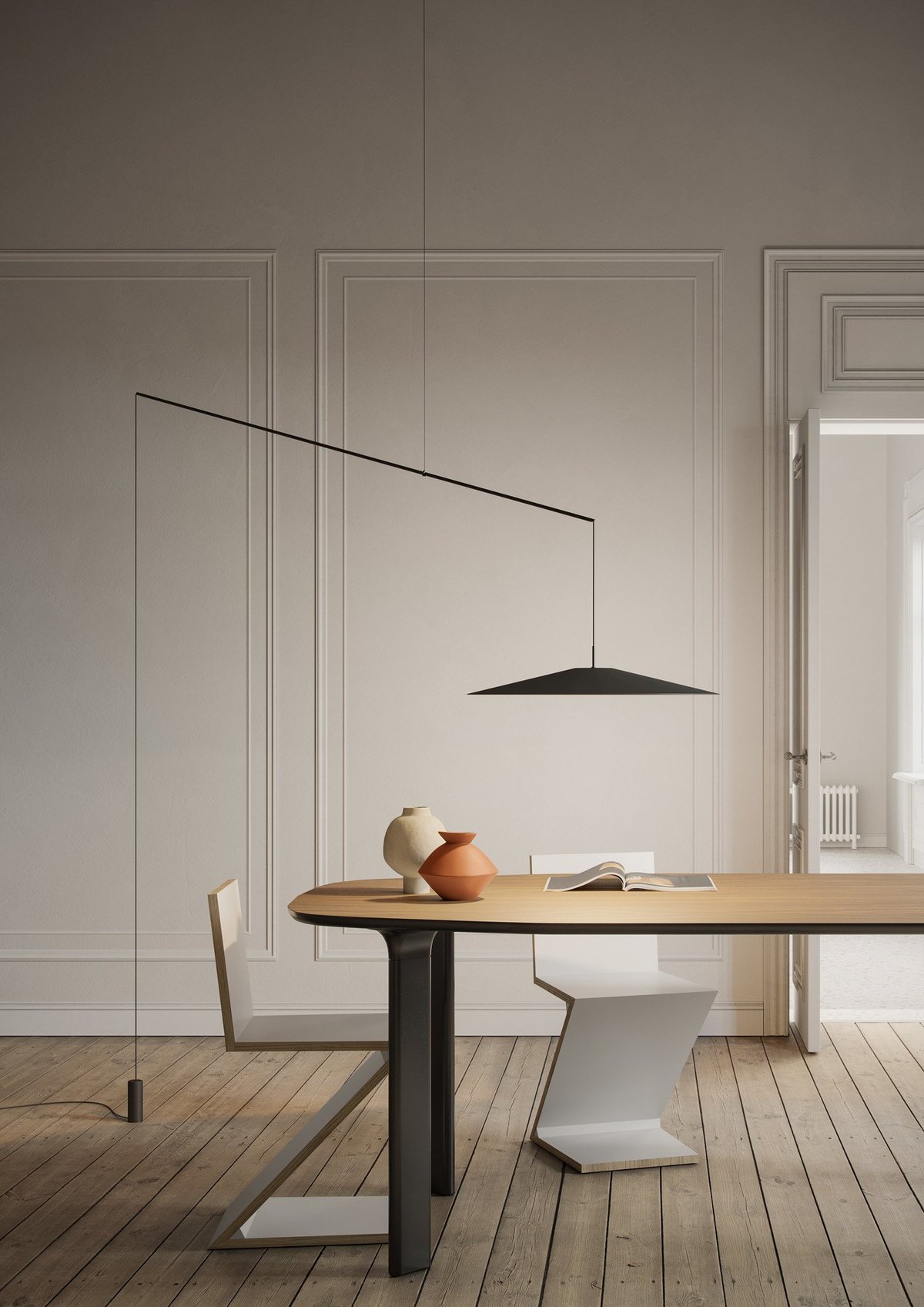 Luceplan lamps by Mandalaki Studio