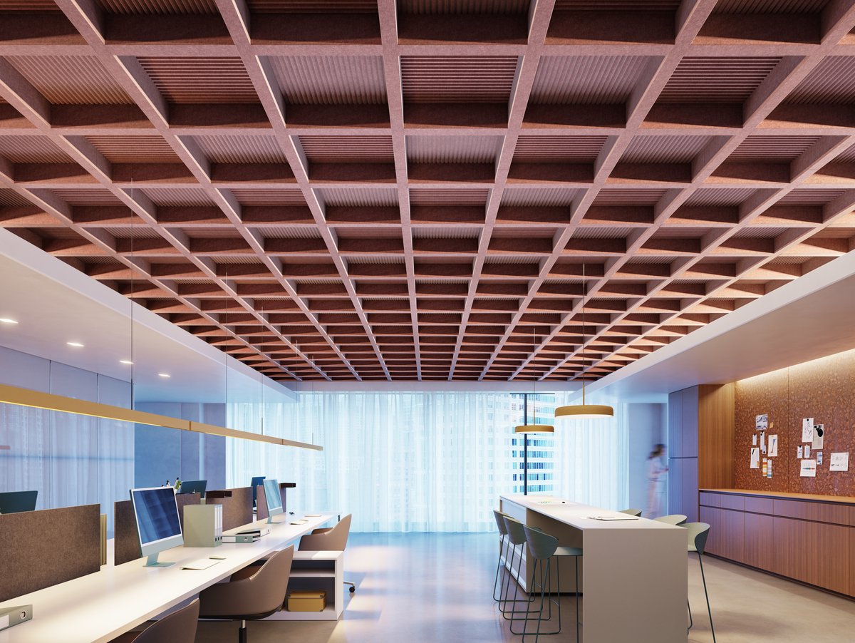 Introducing Plaid by Turf: Revolutionizing acoustic panel ceilings