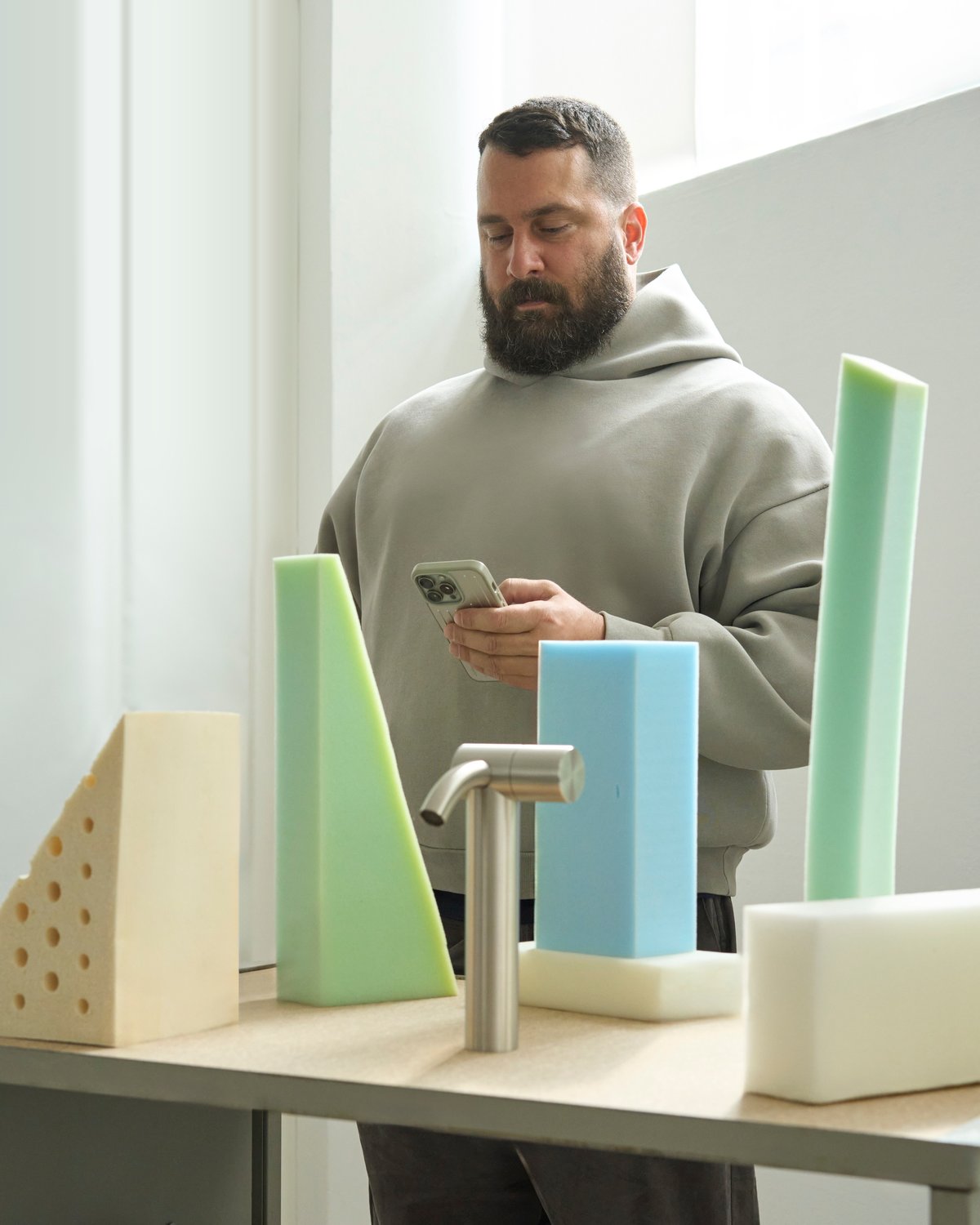 Hum: QuadroDesign Faucets in Stainless Steel by Philippe Malouin