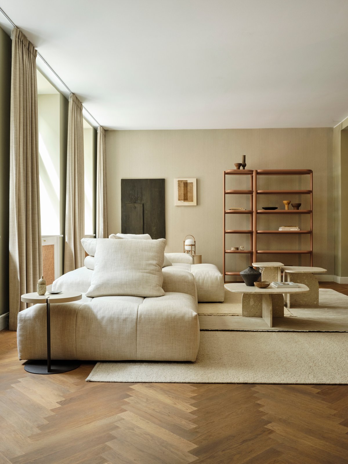 Saba furniture and sofas for the installation by Openhouse Studio