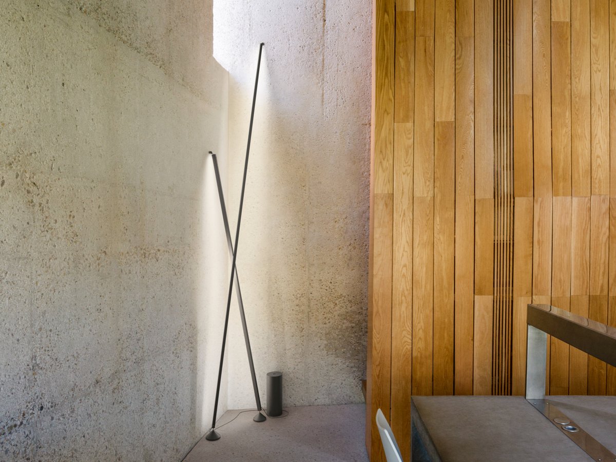 Vibia floor lamps designed by Ichiro Iwasaki, Arik Levy and Diego Fortunato