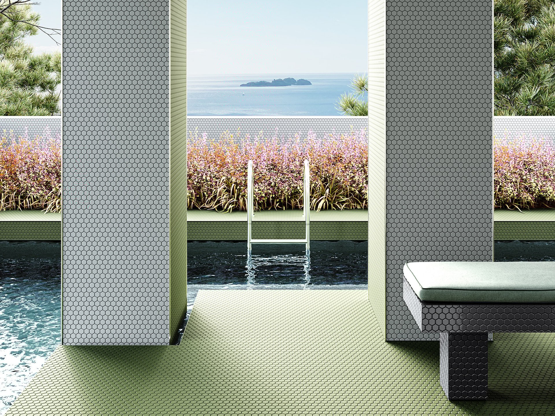 Appiani presents the new Eden ceramic mosaic