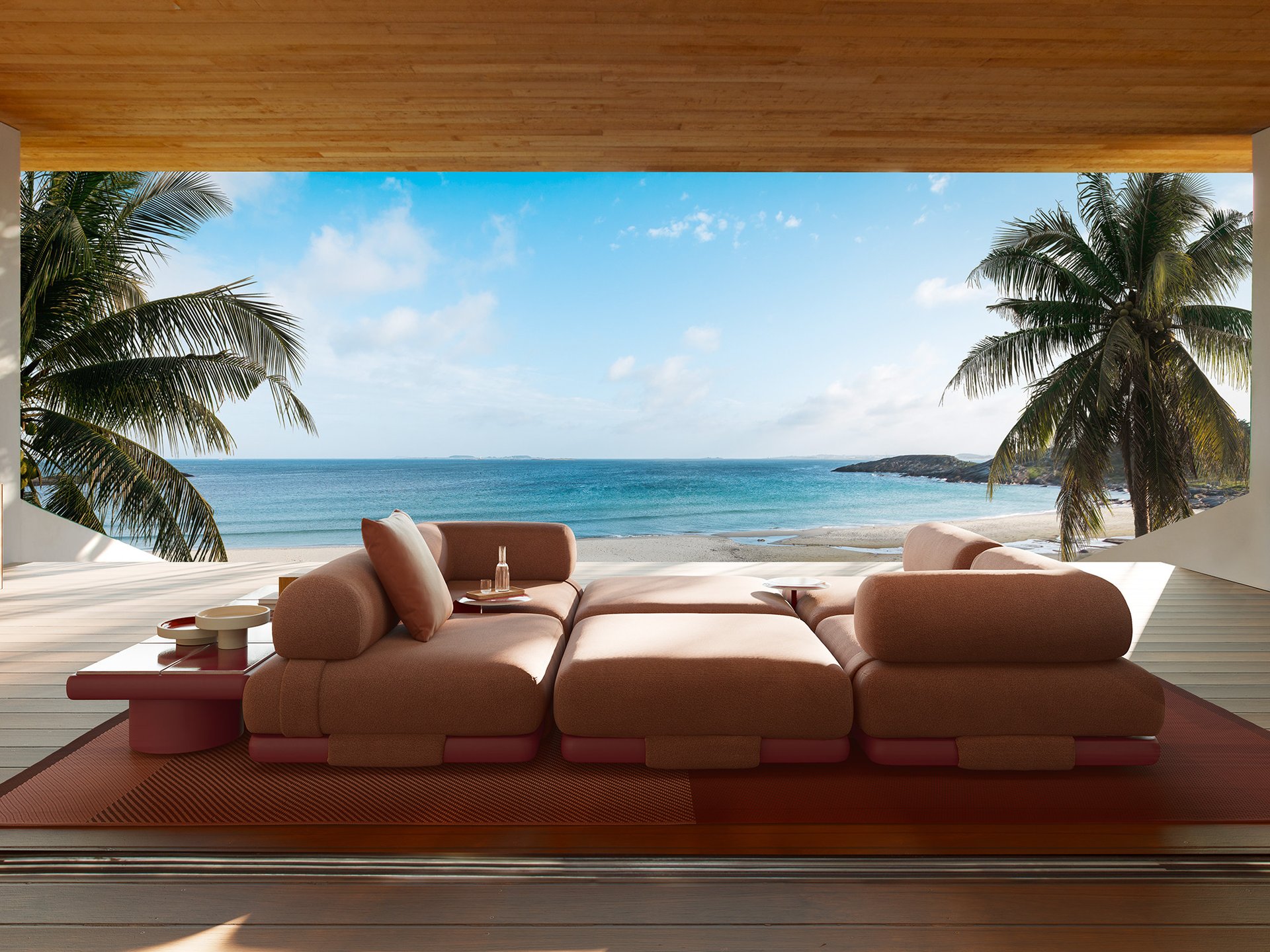 The new Kettal modular outdoor sofa designed by Patricia Urquiola