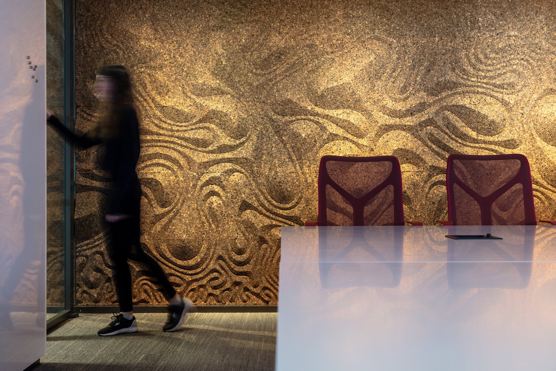 Zaha Hadid Architects and Gencork produce the Thalia wall