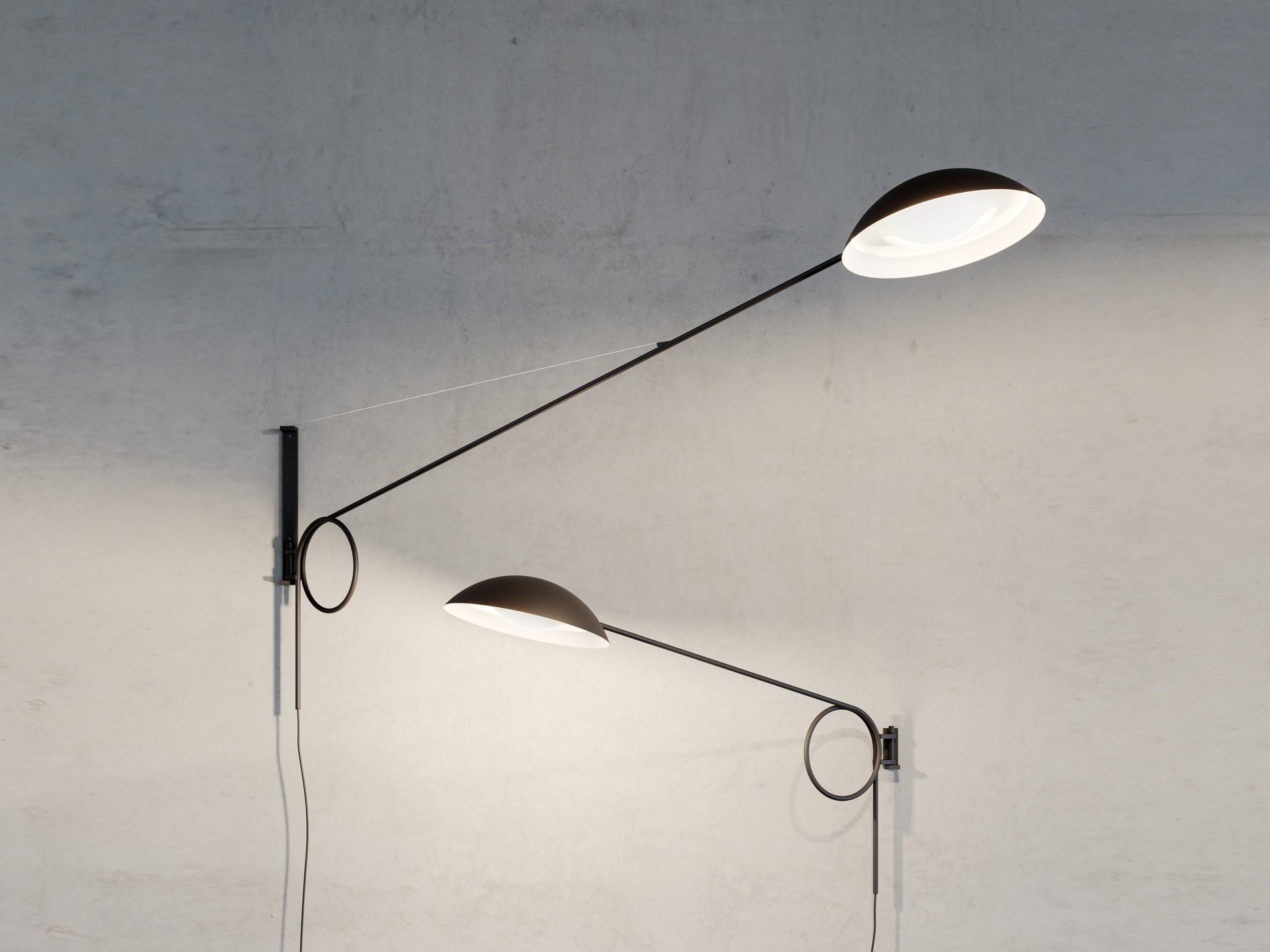 The new Spring arm lamp by Diesel Living with Lodes