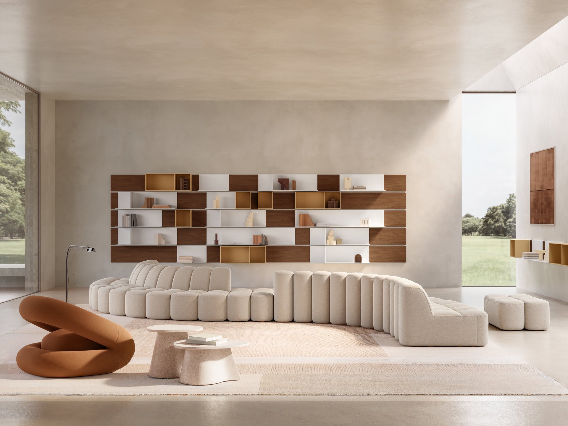 The 2024 News book dedicated to the new MDF Italia furnishings