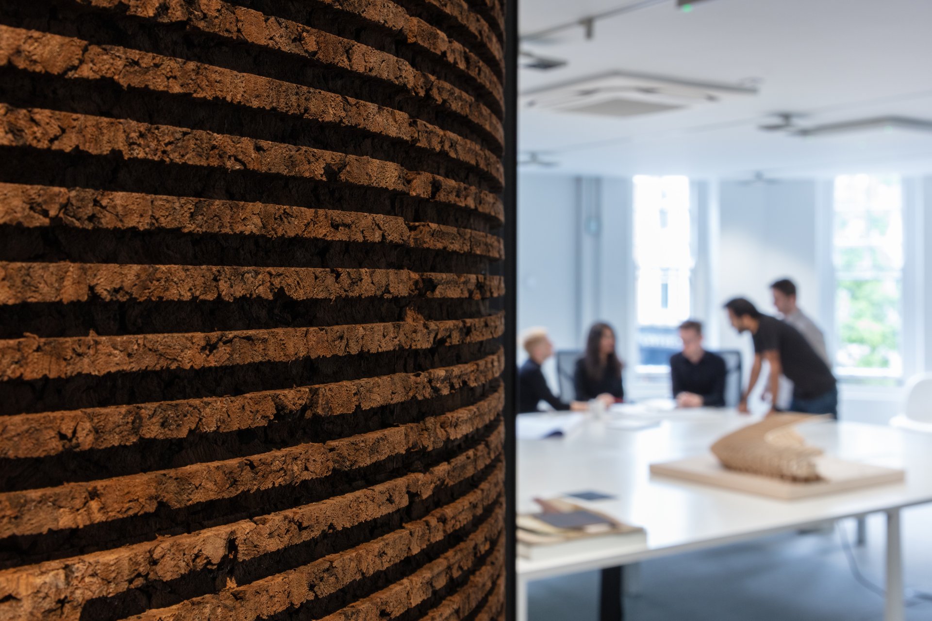 Zaha Hadid Architects and Gencork produce the Thalia wall