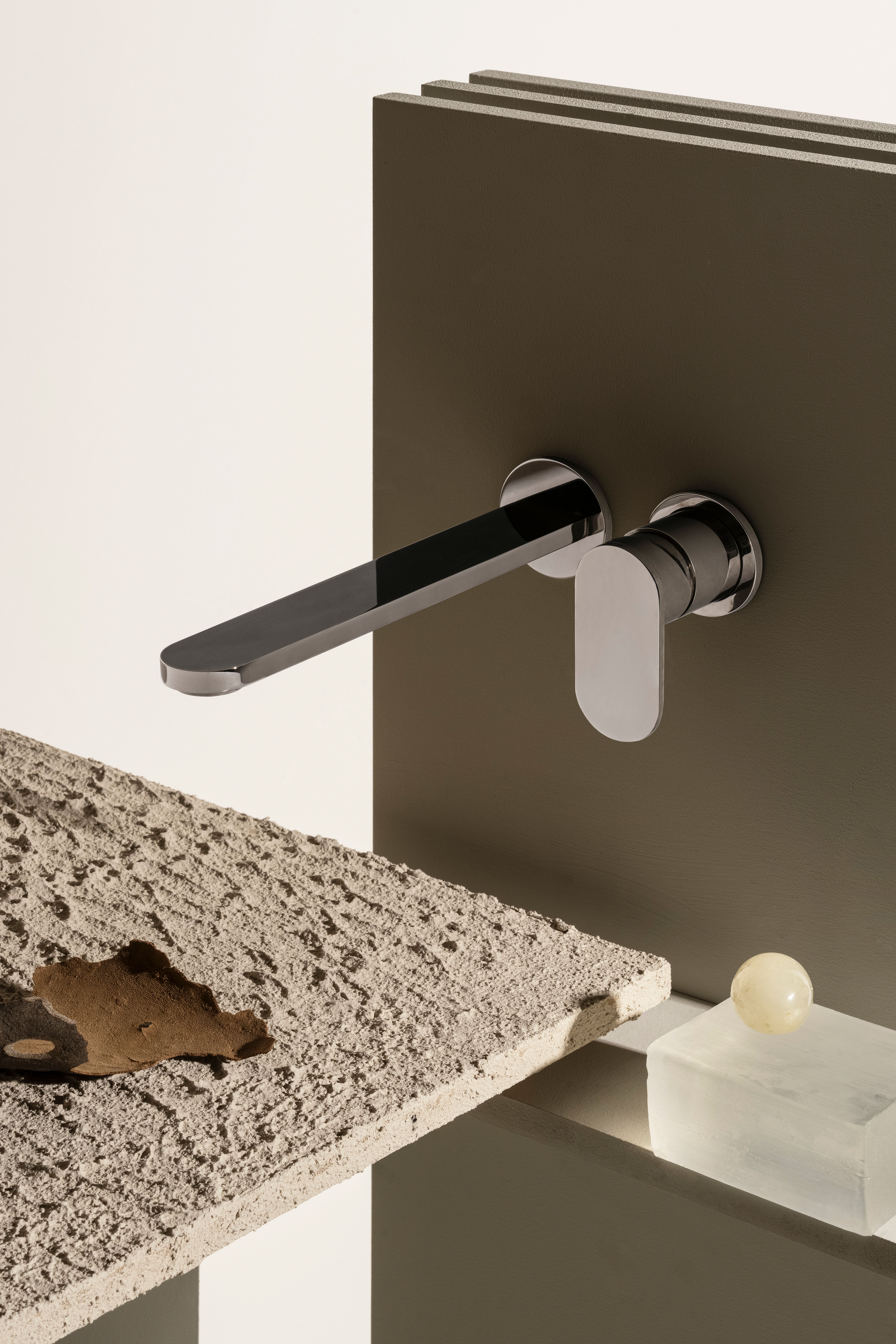 Zucchetti single-lever mixers designed by David Lopez Quincoces