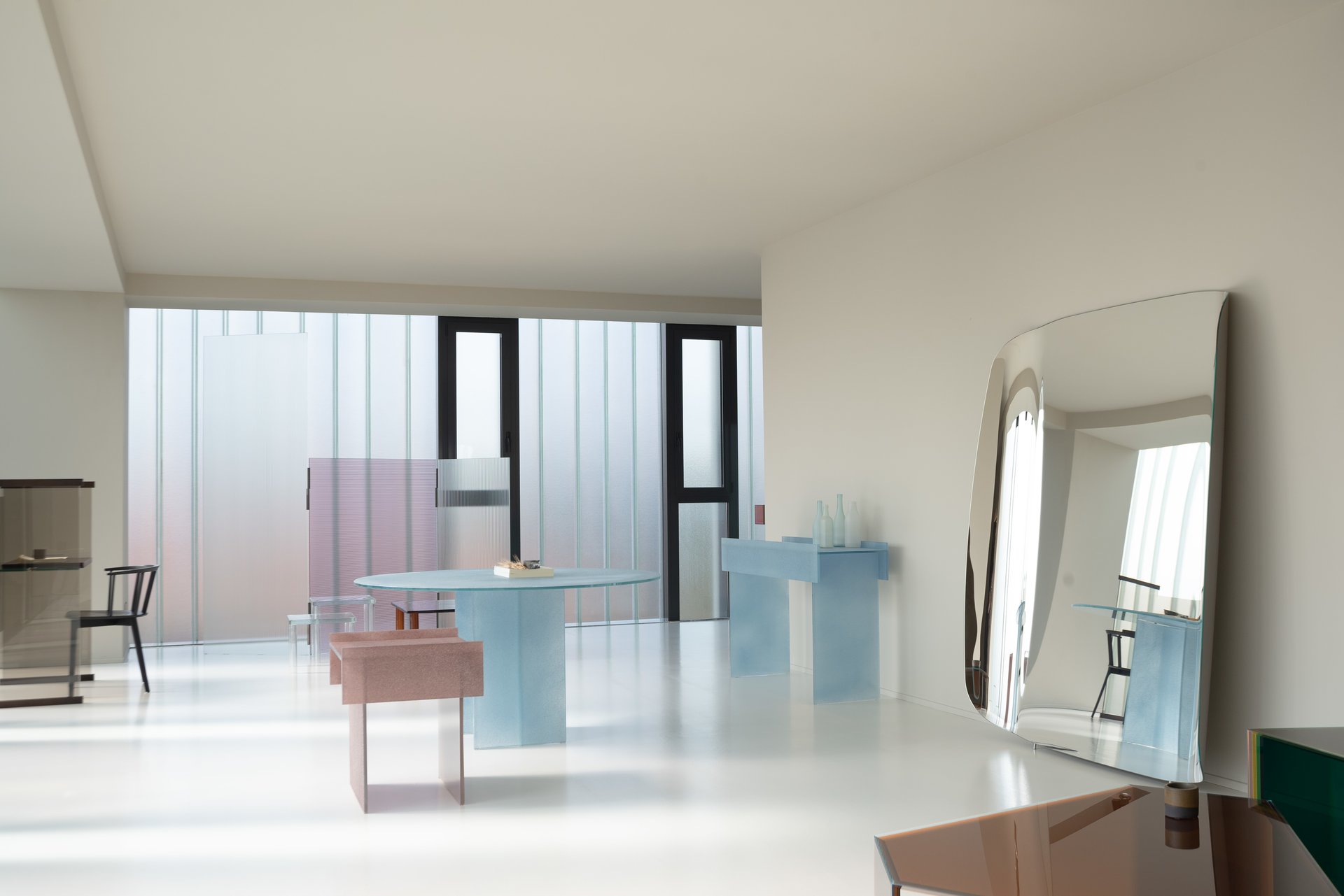 The new Glas Italia showroom in Macherio designed by Piero Lissoni