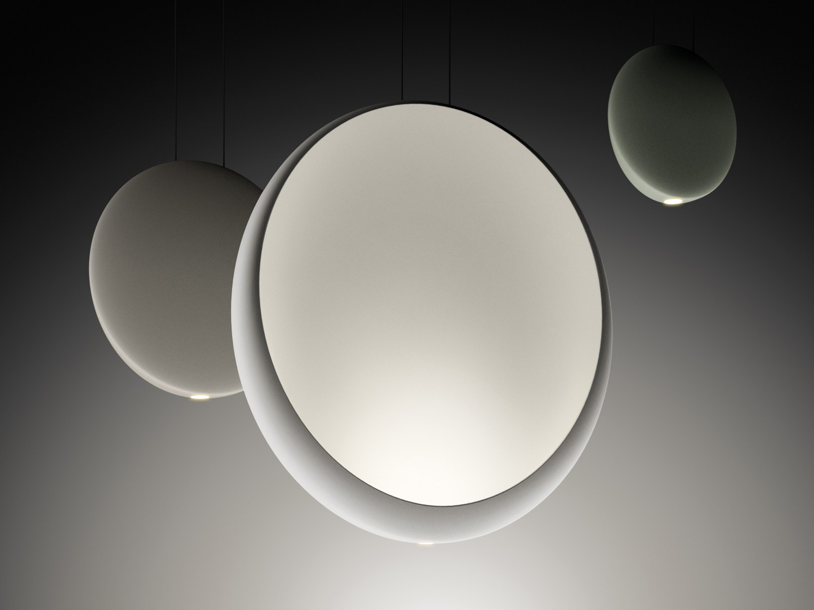 Cosmos: spheres of light that float suspended in the air