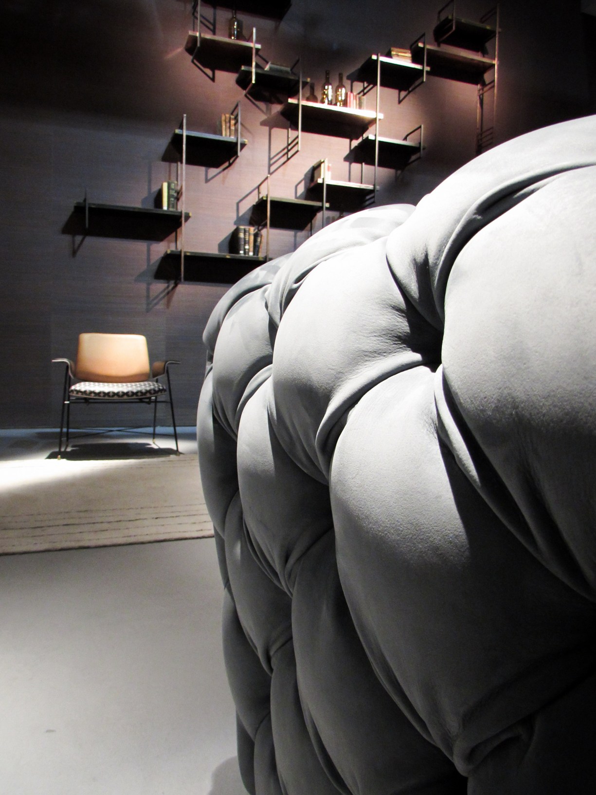 Materiality and minimalist aesthetic. Baxter at iSaloni