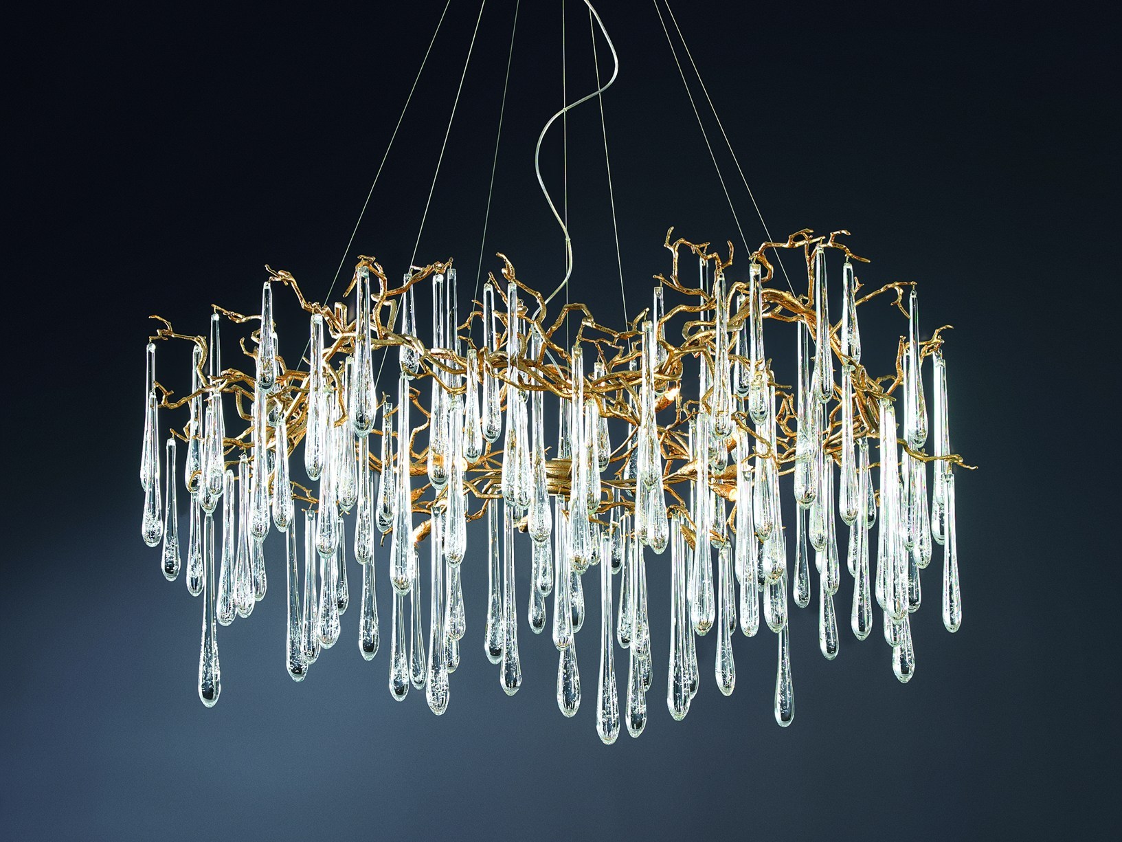 Serip, organic lighting chandeliers inspired by Nature