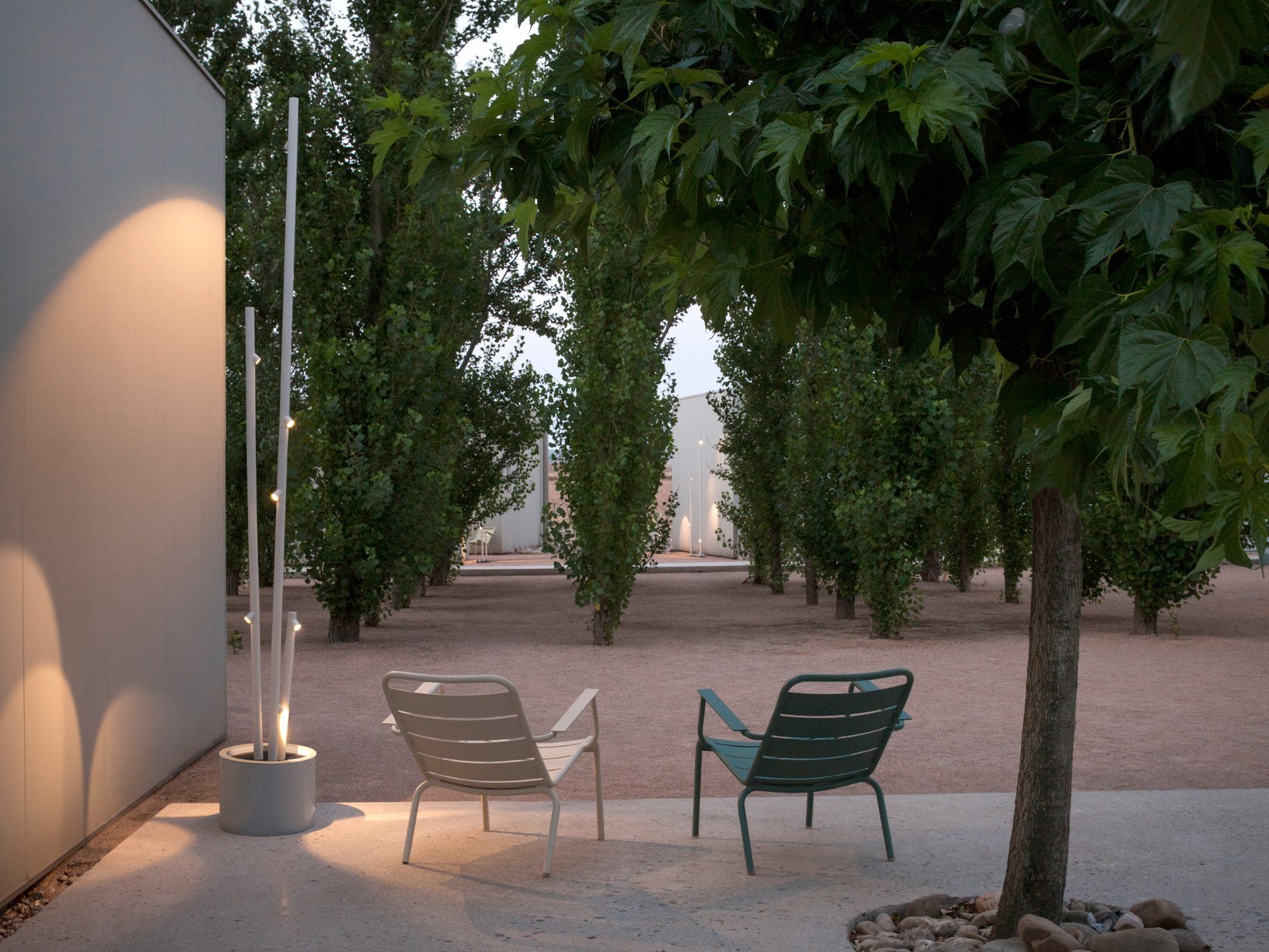 Landscape integration by Vibia