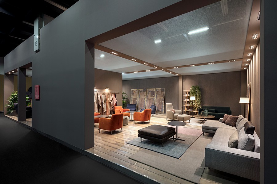 Living space according to Verzelloni at Imm Cologne