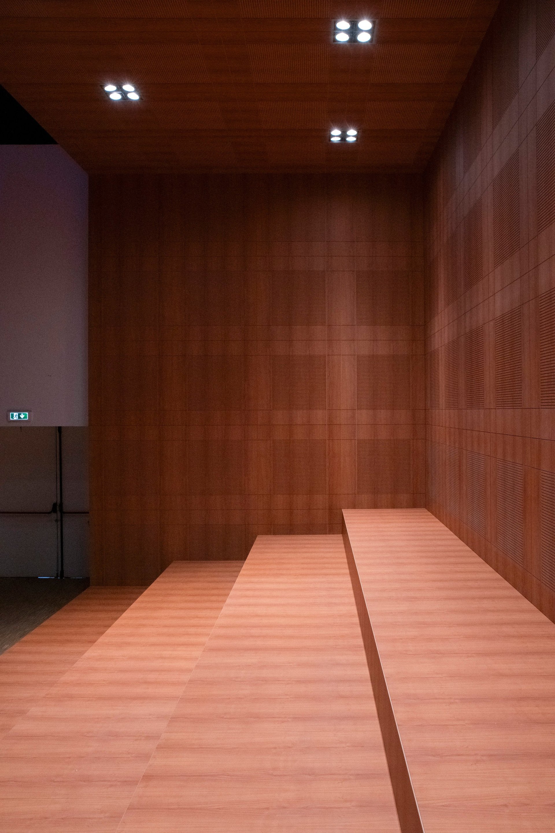 The Abet Laminati decorative laminates for the Gae Aulenti exhibition ...