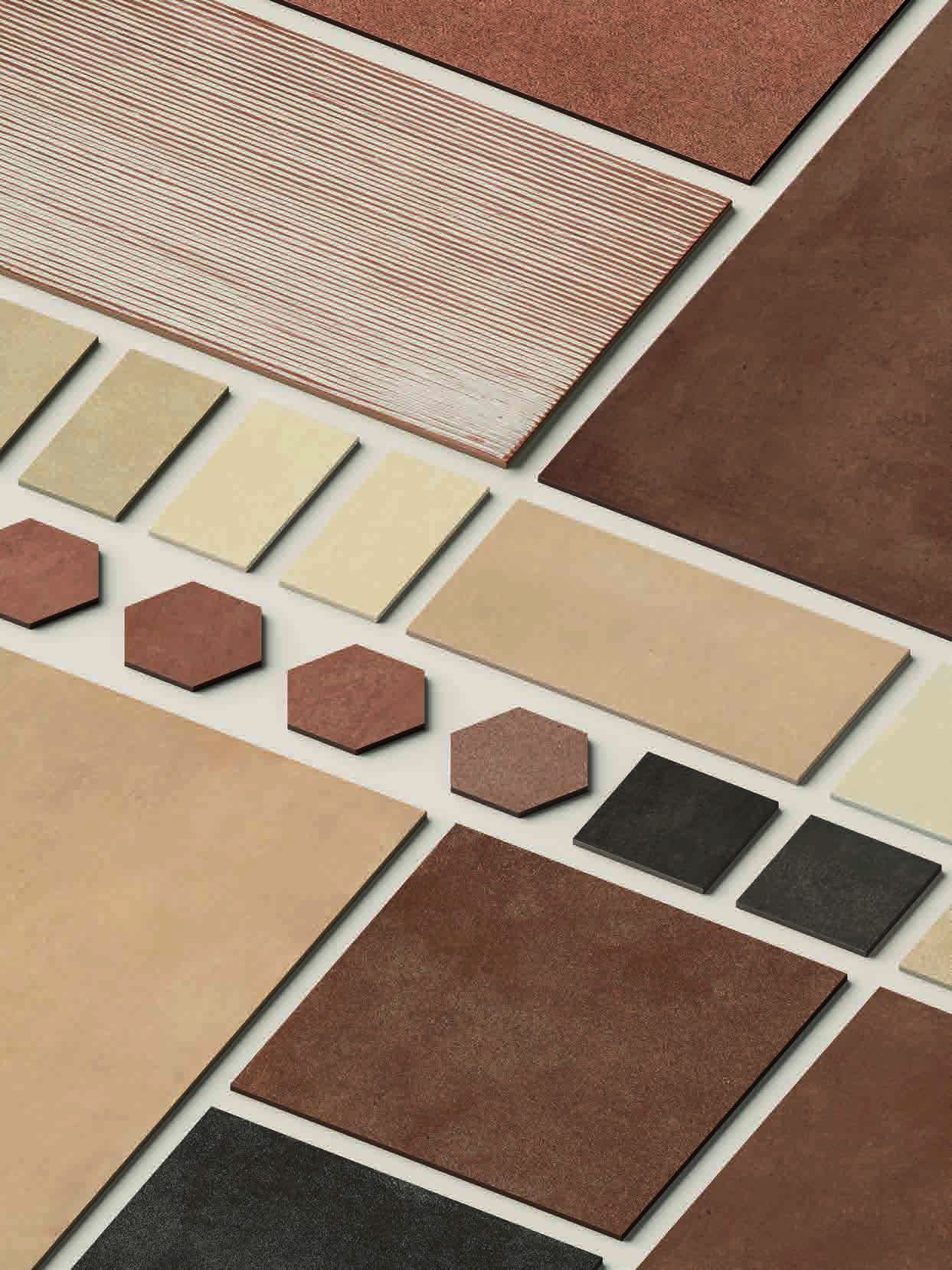 FLORIM clay-effect wall tiles designed by Matteo Thun and Benedetto ...