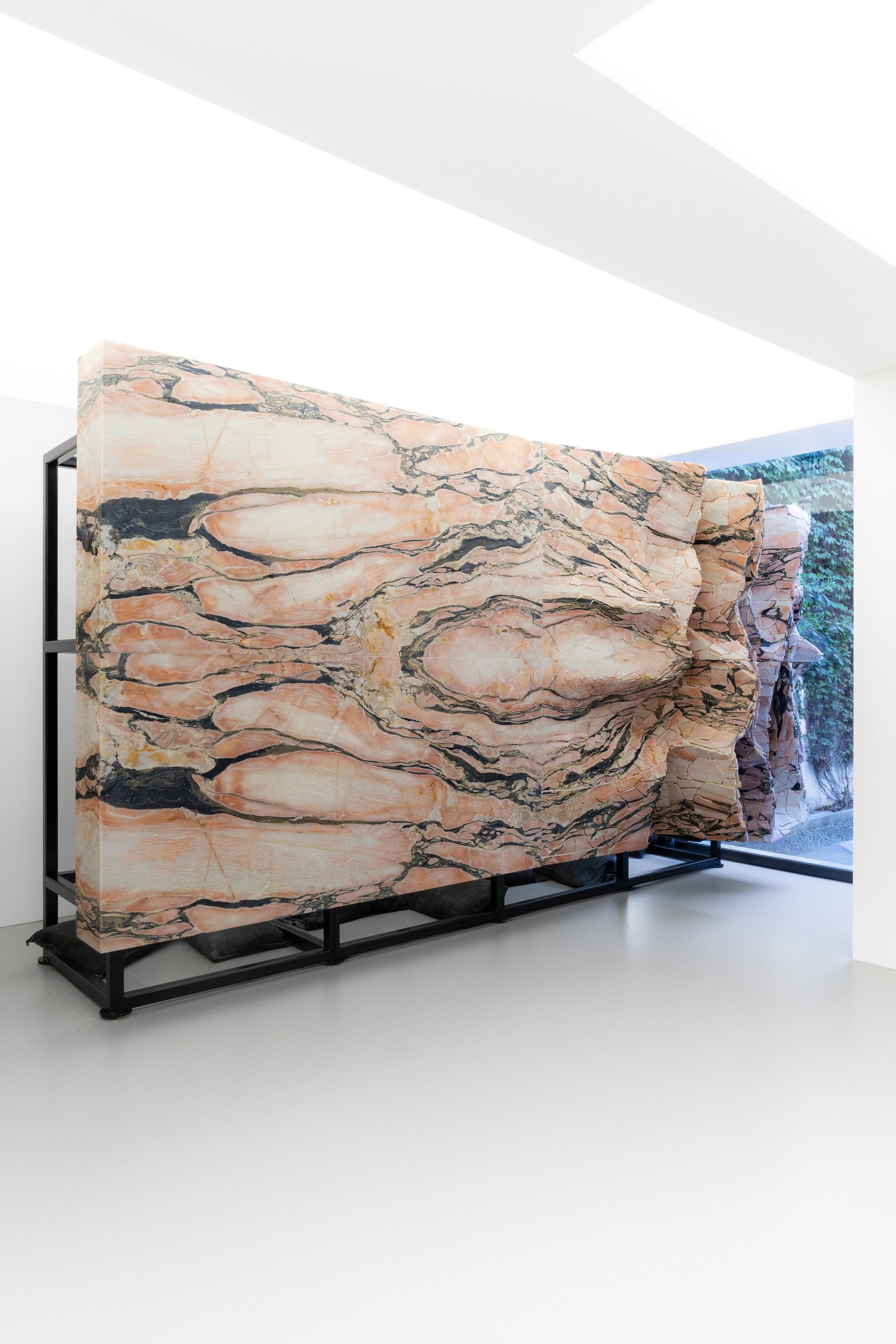 At Fuorisalone 2025 the Margraf marble installation by Hannes Peer ...
