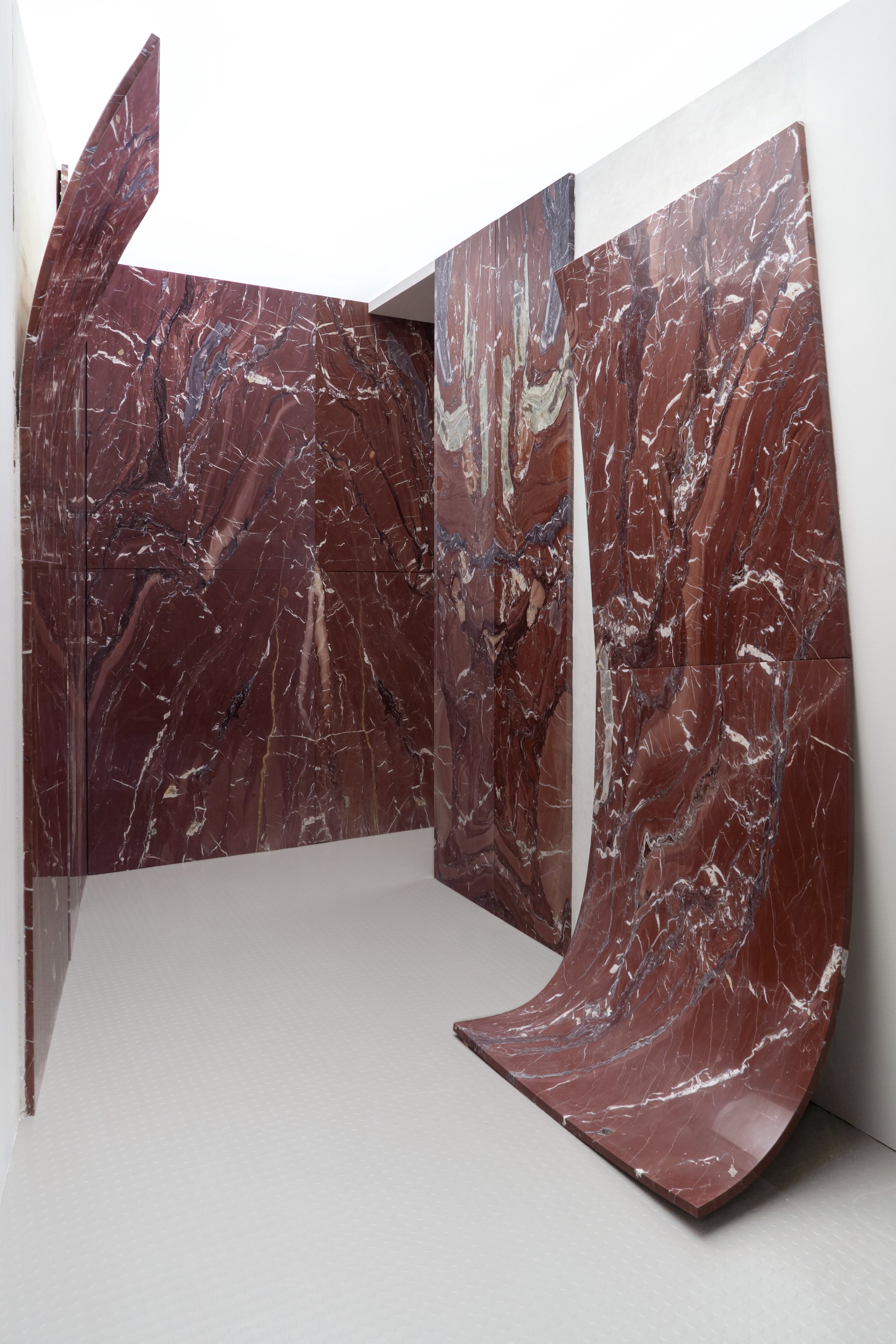 At Fuorisalone 2025 the Margraf marble installation by Hannes Peer ...